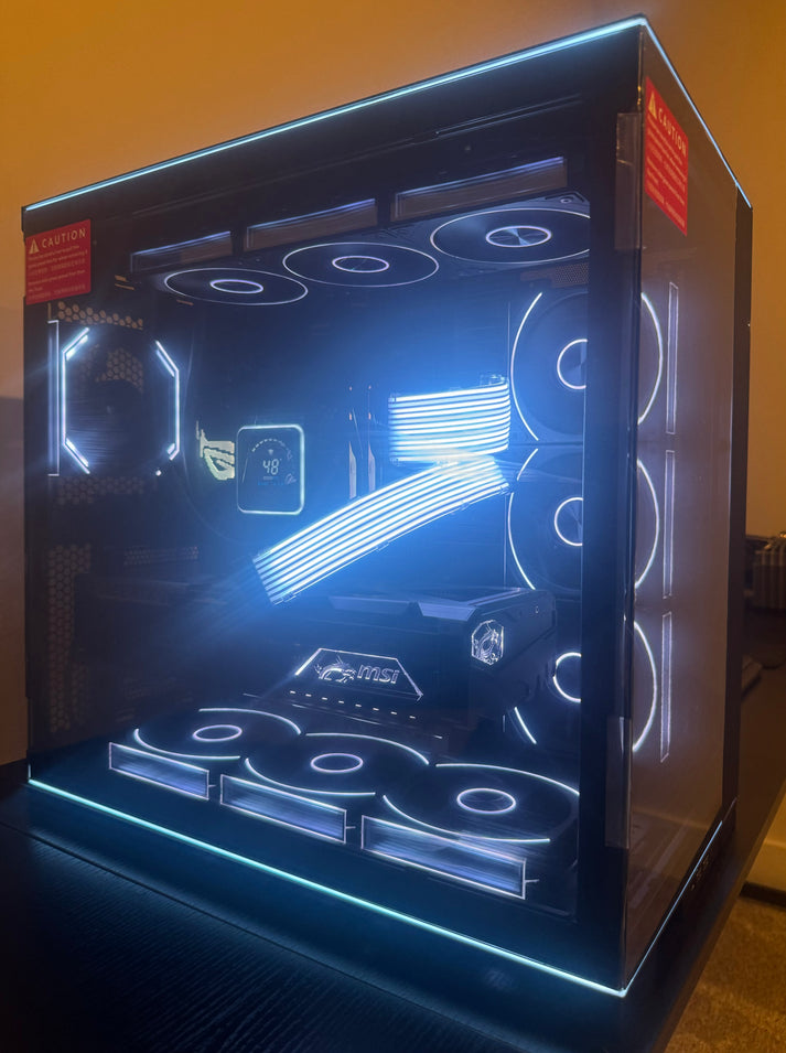 RTX 5090 CUSTOM BUILT GAMING PC RYZEN 9 9950X3D 128GB DDR5 RAM 4TB SSD ...