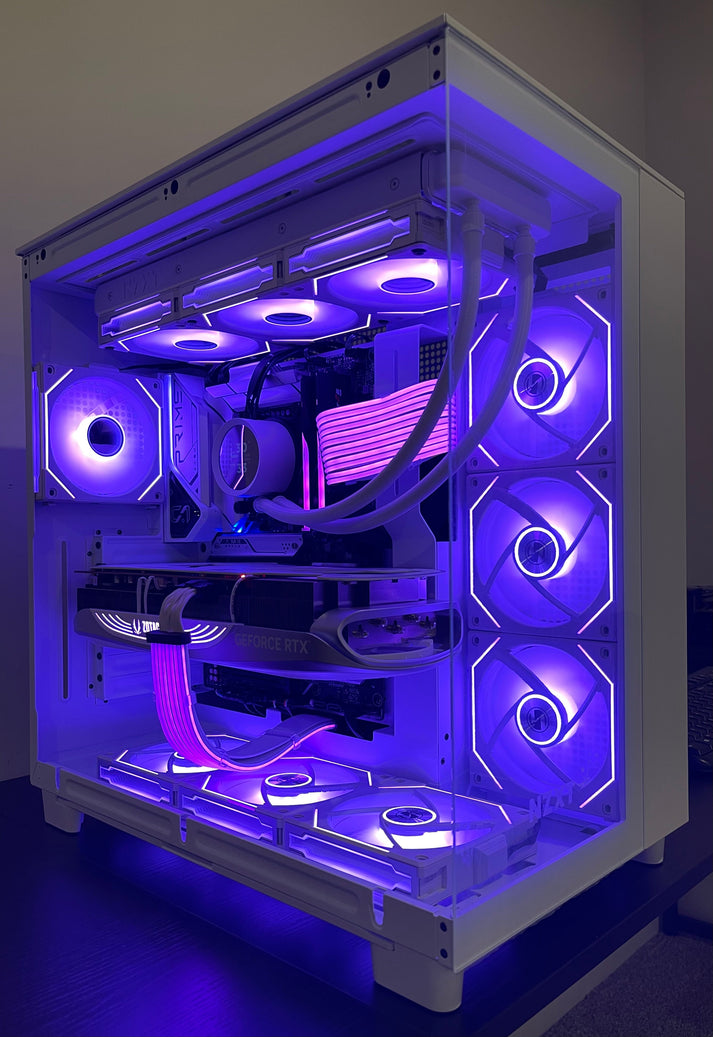 WHITE RTX 4090 CUSTOM BUILT GAMING PC - i9 14900K 64GB DDR5 4TB SSD Z7 ...