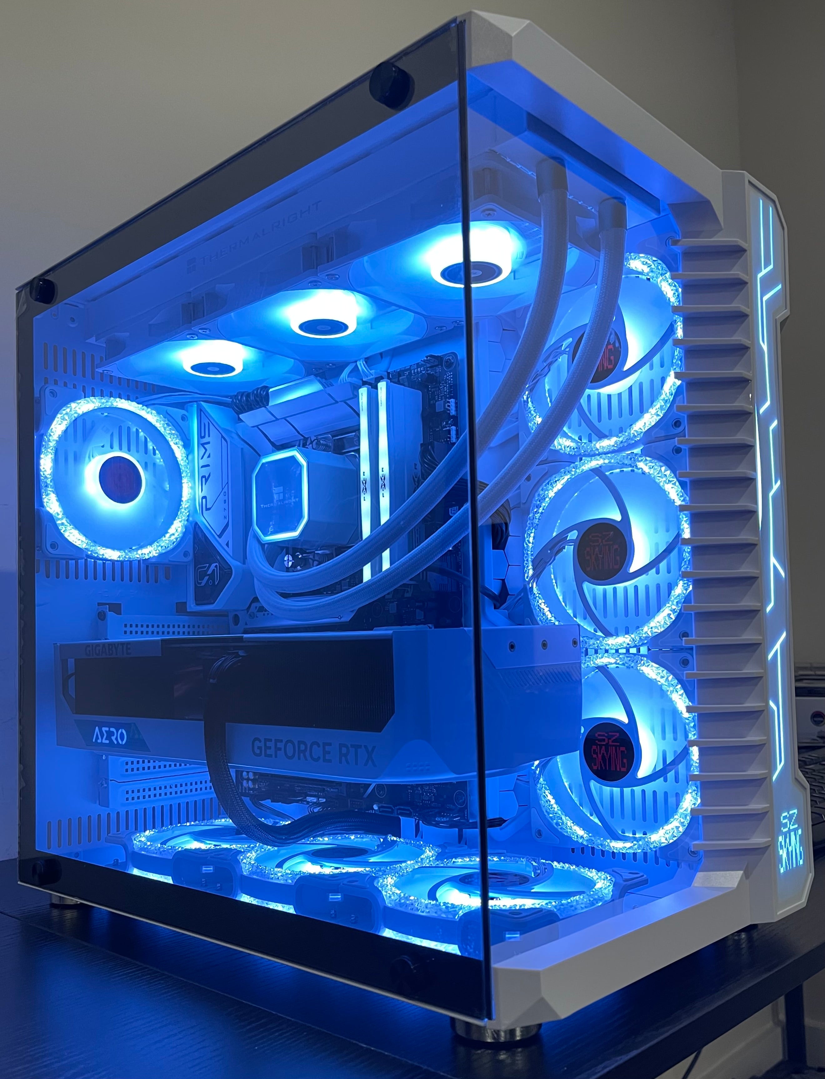 RTX 40 SUPER CUSTOM BUILT GAMING PC RYZEN 7800X3D 32GB DDR5 RAM 2TB SS ...